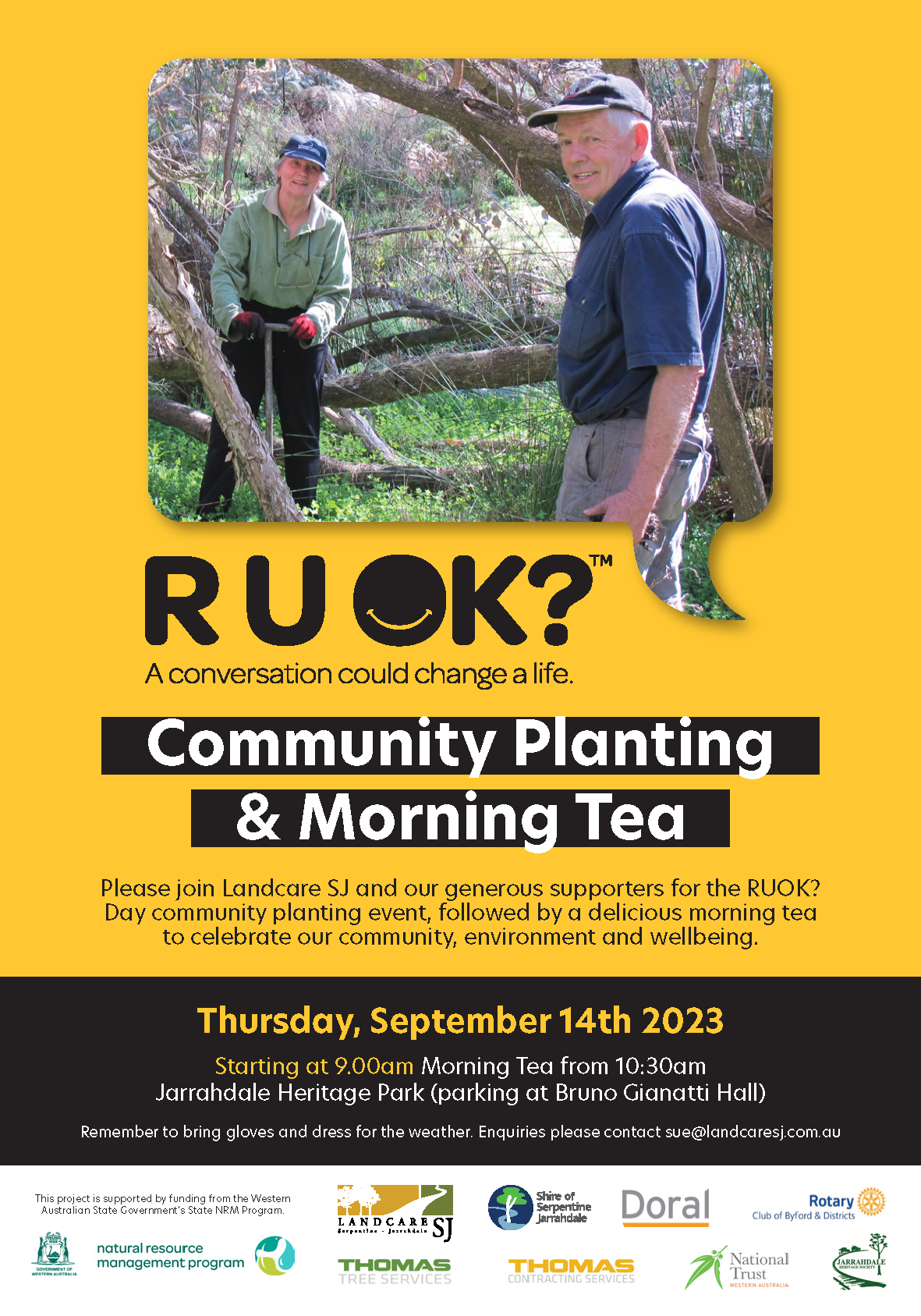 R U OK? Community Planting & Morning Tea – National Trust