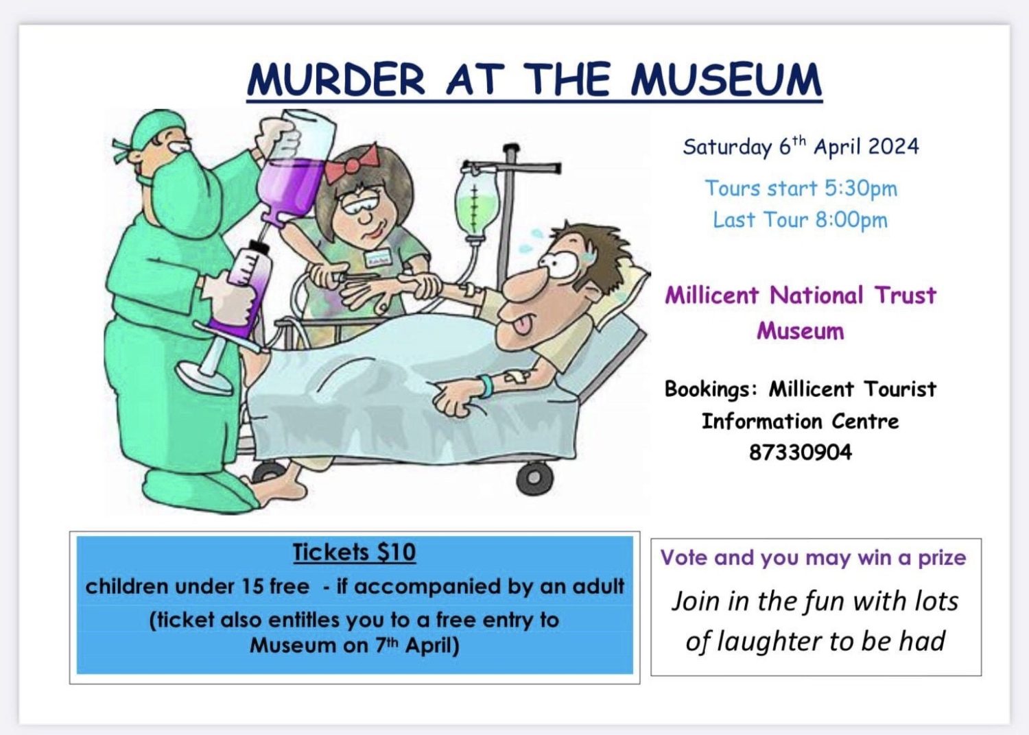Murder at the Millicent Museum Event 2024 – National Trust